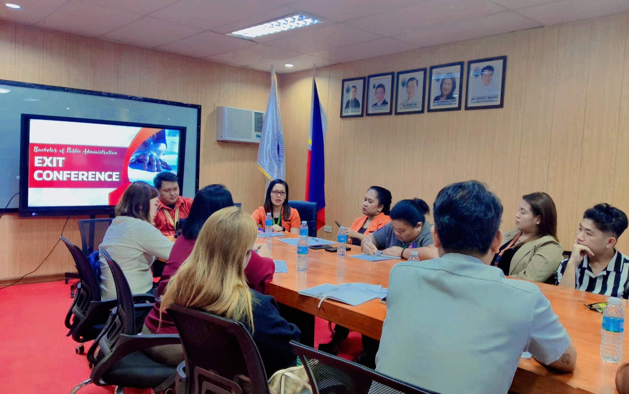 VPAA joins College of Governance for Internship Exit Conference with ...