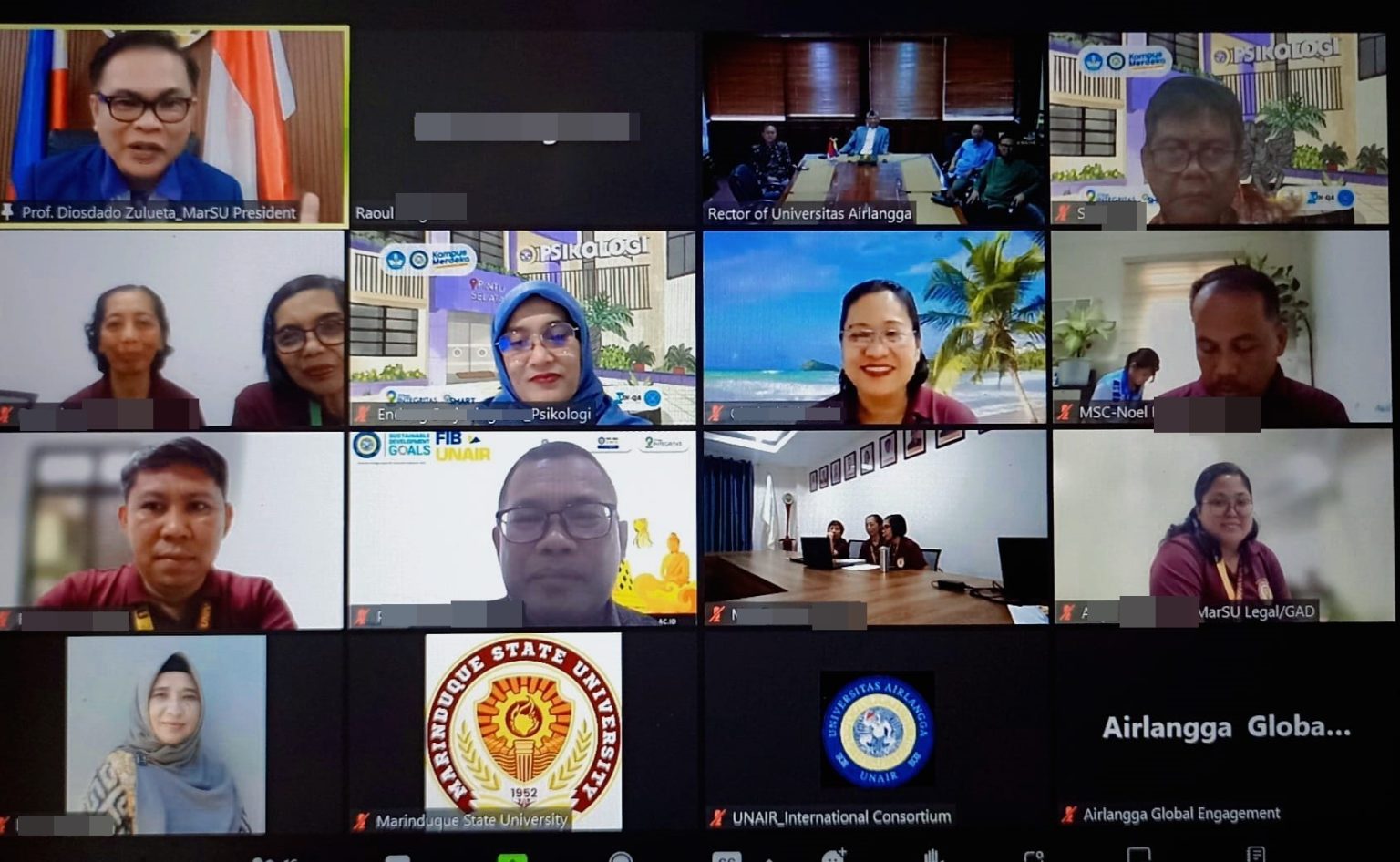 Building bridges for global cooperation: MarSU and Universitas Airlangga sign MOU - Marinduque ...