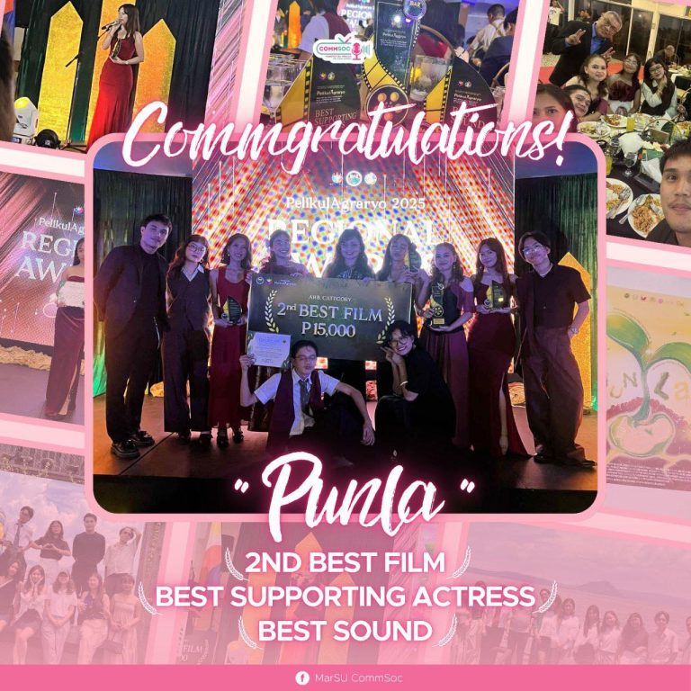 Punla, umani ng panalo sa PelikulAgraryo - Marinduque State University